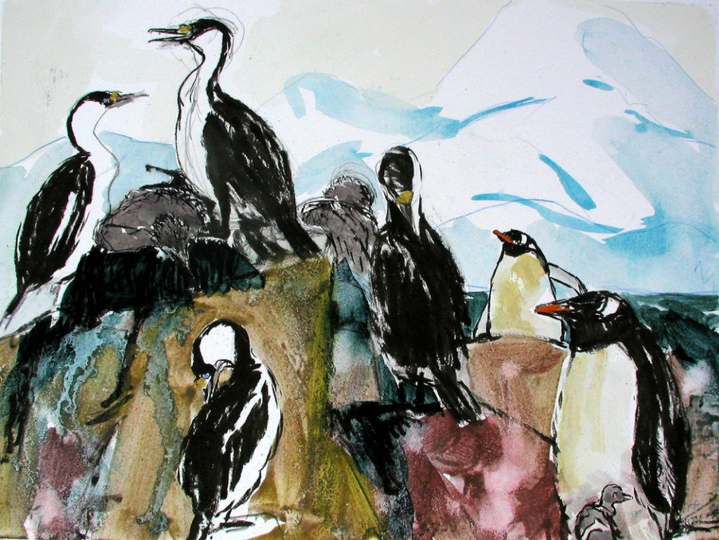 Antarctica - Artist Frances Hatch RWS
