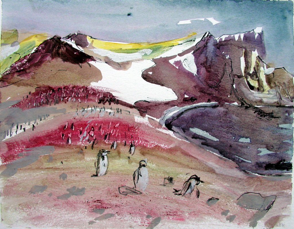 Antarctica - Artist Frances Hatch RWS