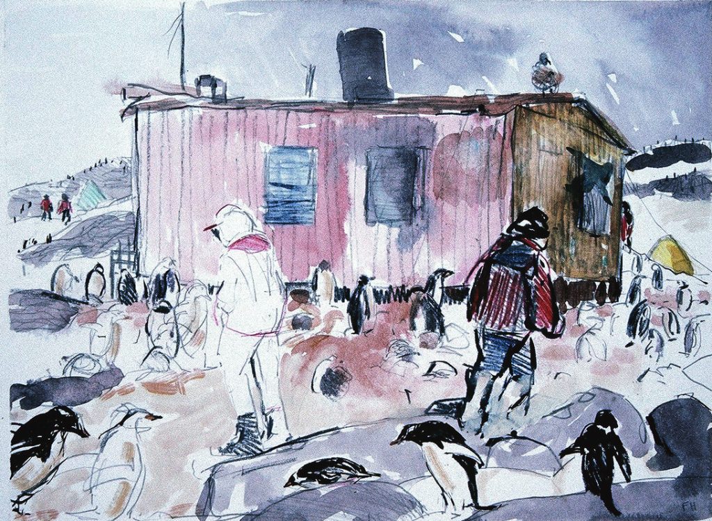 Antarctica - Artist Frances Hatch RWS