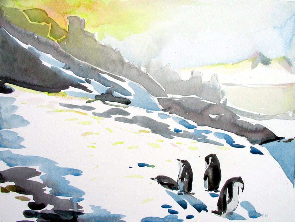 Antarctica - Artist Frances Hatch RWS