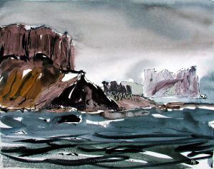 Antarctica - Artist Frances Hatch RWS